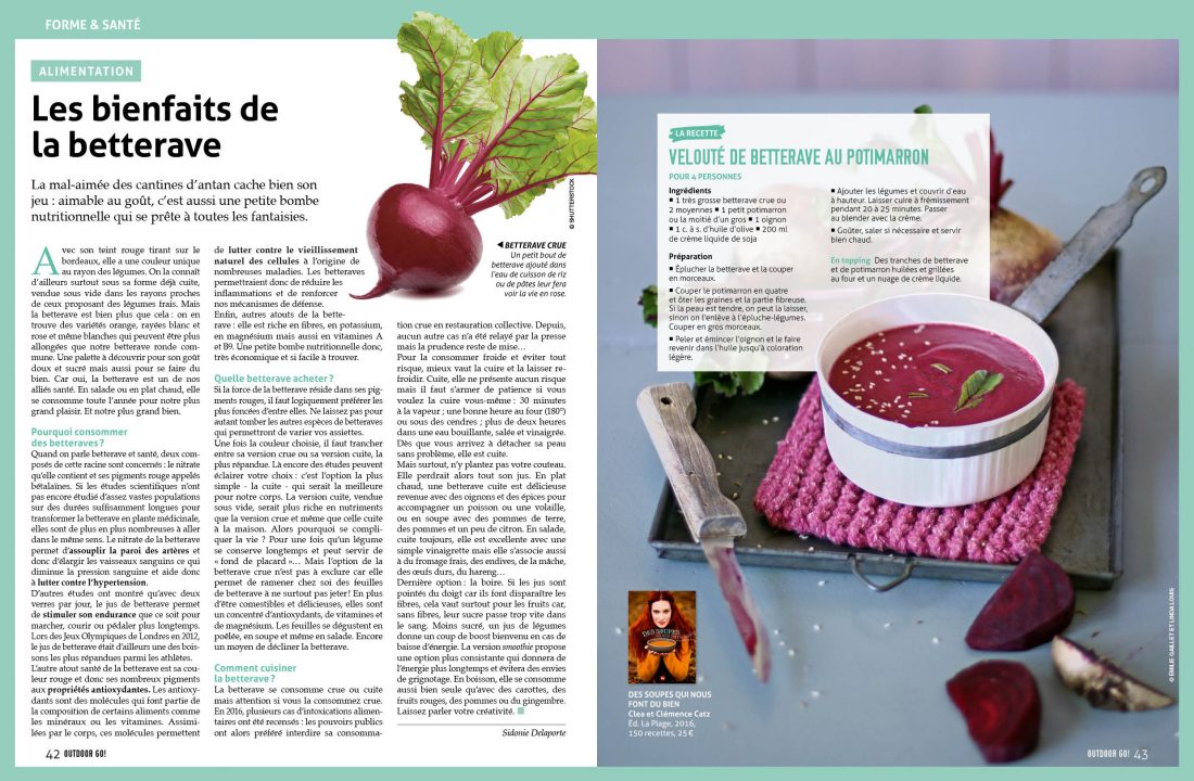 Les bienfaits de la betterave - Magazine OutdoorGo!